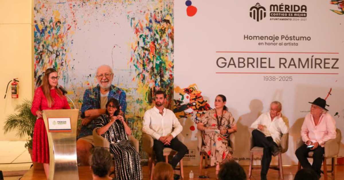 El Ayuntamiento de Mérida reconoce el legado artístico de Gabriel Ramírez