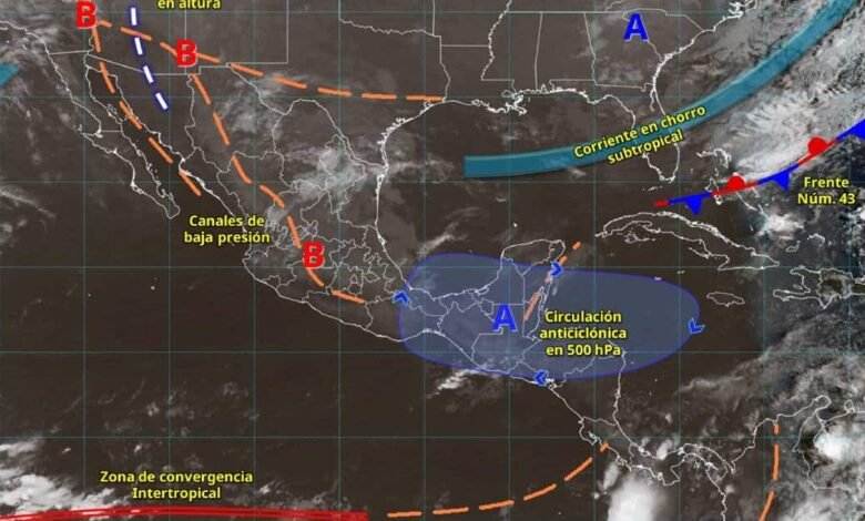 Pronóstico del clima hoy en México: estados con tormentas, viento y ...